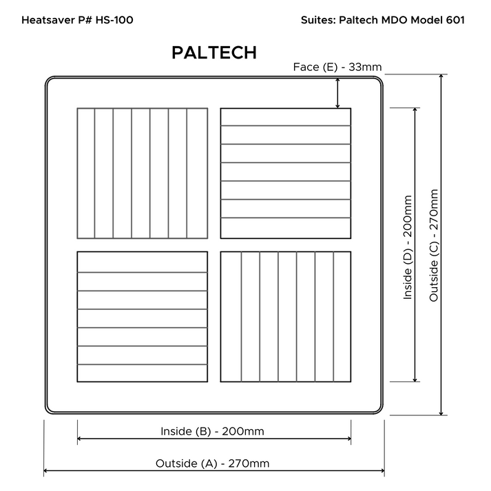 Heatsaver White Vent Cover - Paltech (HS1) – Dawson Heating & Cooling